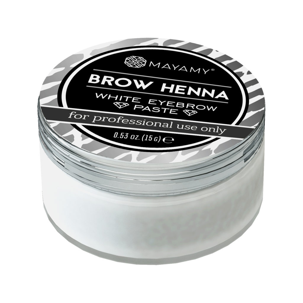 Mayamy Brow Henna White Eyebrow Paste 15g – Bronsun Australia